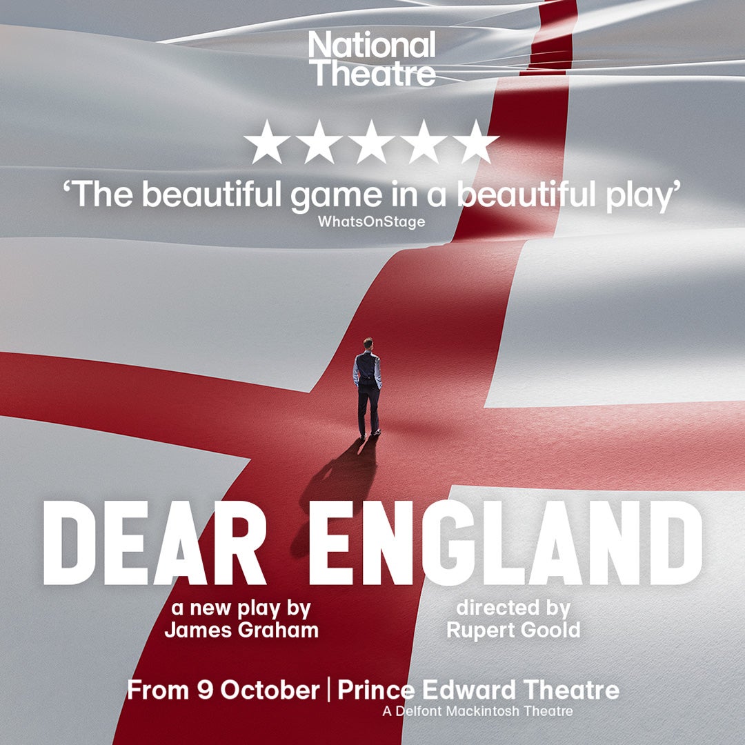 Dear England - Cheap Theatre Tickets - Prince Edward Theatre